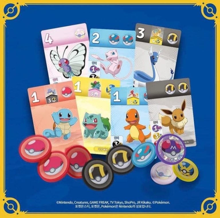 Splendor Pokemon annoncé chez Korea Boardgames Co., Ltd. (artwork et ...