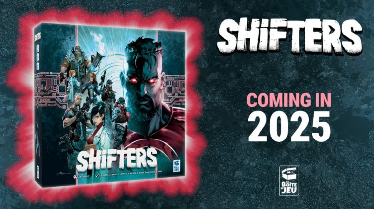 Shifters bientôt sur KS pour 1 ou 2 joueurs en coopération – Board Game