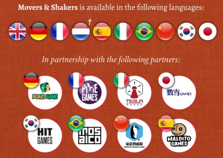 Movers & Shakers en VF chez Pixie Games, un jeu sur l’expansion ...